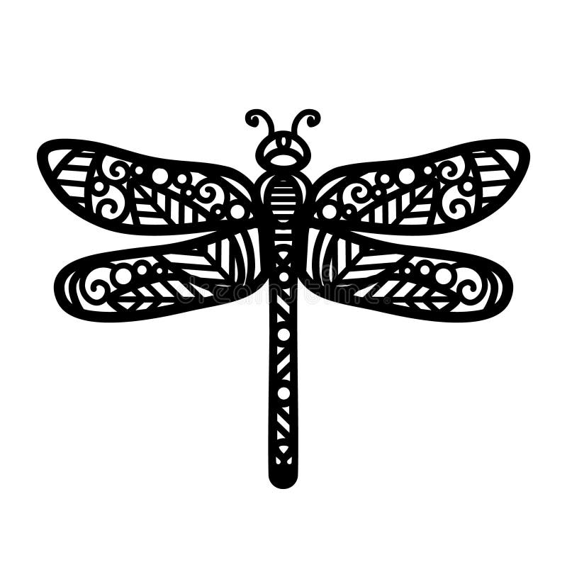 Dragonfly Wing Template