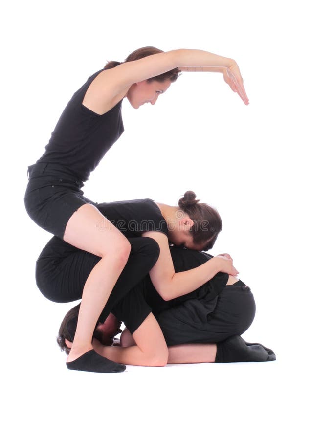 Black Dressed People Forming Six 6 Number Stock Photos - Free & Royalty ...