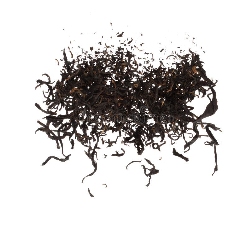 Black Dried Leave Tea Explode. Big Size Tea Leaf Fall Down, Abstract ...