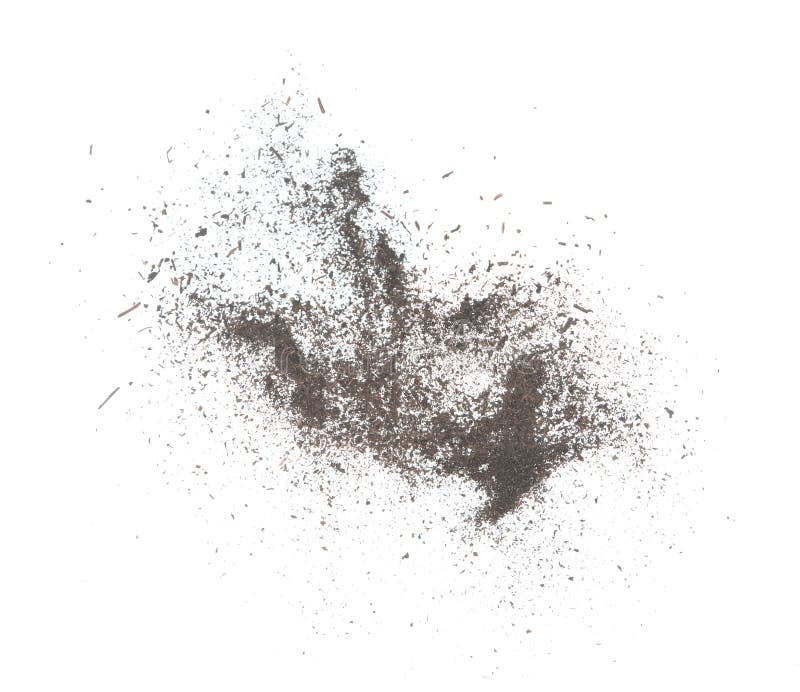 Small Fine Size Sand Flying Explosion, Golden Grain Wave Explode ...