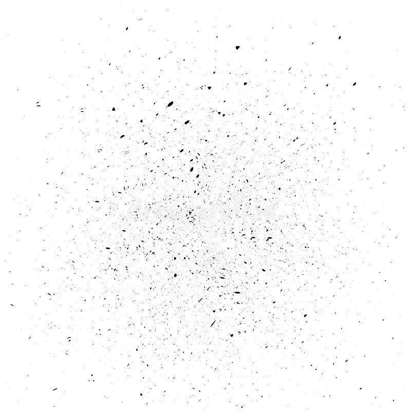Black Dust Isolated on White Background. Template for Projects Stock ...