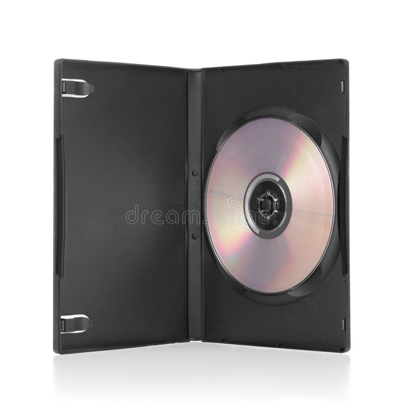 Black Dvd Box Disc Inside White Stock Photos - Free & Royalty-Free ...