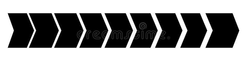 Black Dynamic Arrow Symbol. Modern Arrow Icon Stock Vector ...