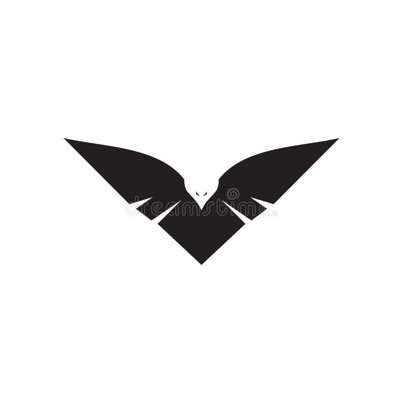 Black Eagle Icon Logo Design Stock Vector - Illustration of design ...
