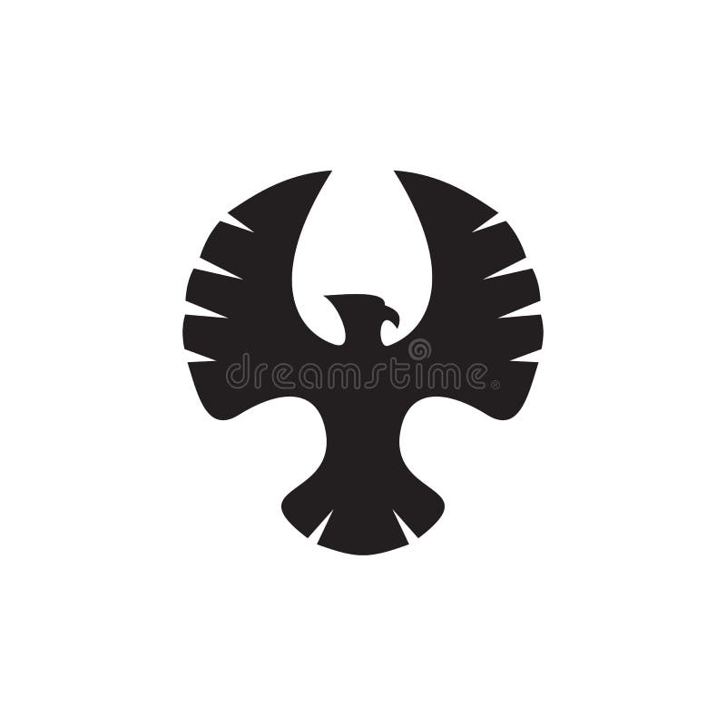 Black Eagle Icon Logo Design Stock Vector - Illustration of insignia ...