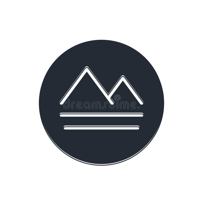 Black Earth Element of the Symbol Alchemy Icon Isolated on White ...