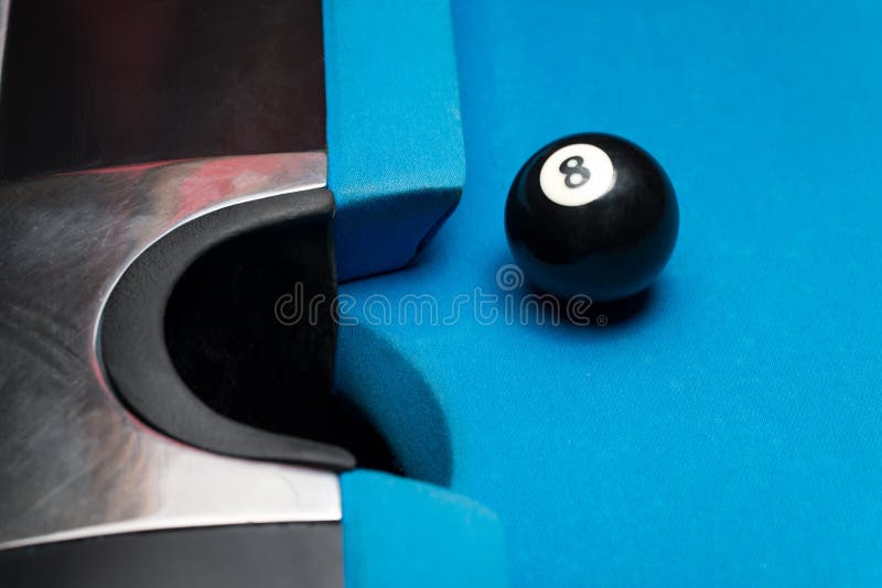 Billiard,black Pool Ball with Number 8.Snooker. Transparent Background ...