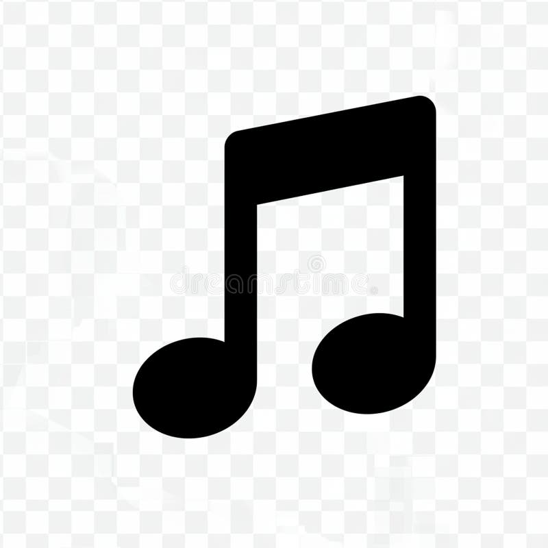 Single Music Note Transparent Background Stock Illustrations – 79 ...