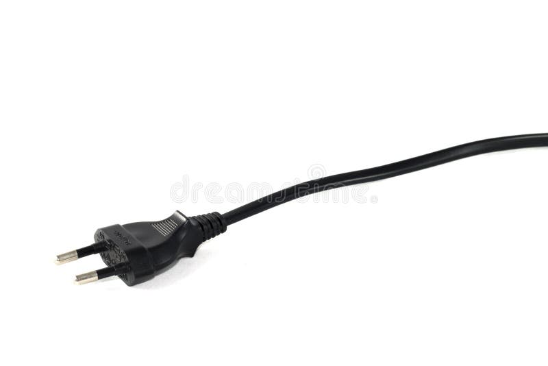 Black electric cable stock photo. Image of wire, connection - 43472490