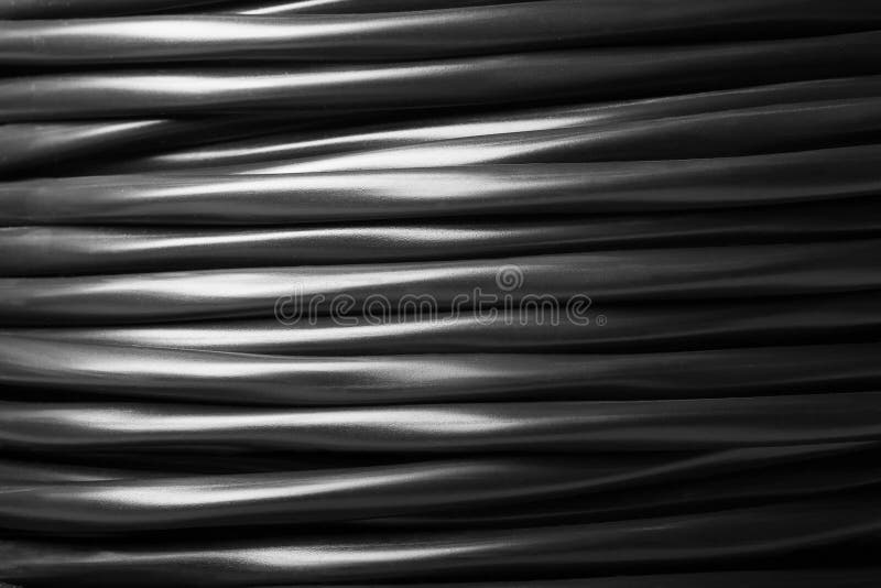 Black electrical cable stock photo. Image of horizontal - 87302430