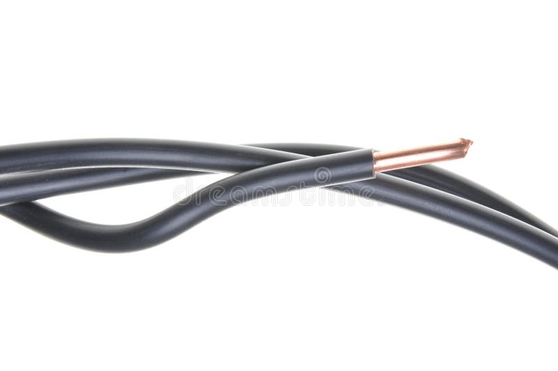 Black electrical cable stock image. Image of internet - 43071669