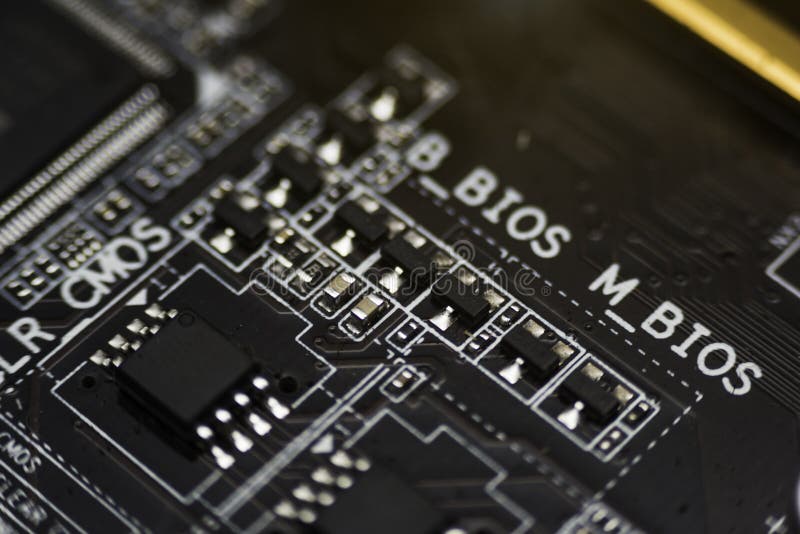 Black Electronic Circuit Boards. Stock Photo - Image of keyboard, money ...