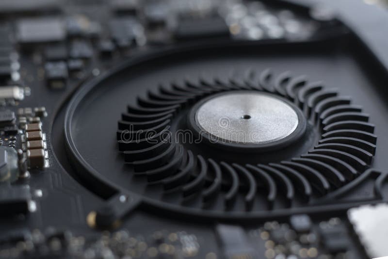 A Black Electronic Fan, Computer Technology Hardware Macro Shot, Air ...