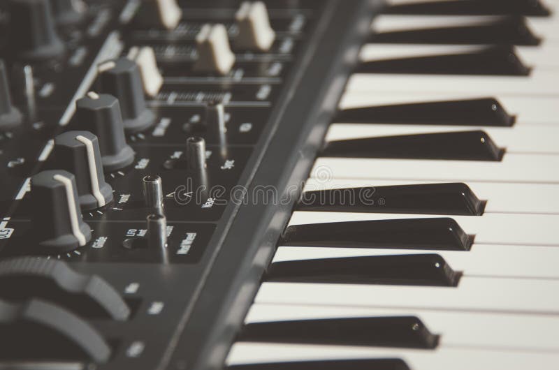 Black Electronic Keyboard stock image. Image of instrument - 83063903