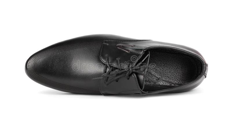 Black Elegant Men`s Shoes on Background Stock Image - Image of classic ...