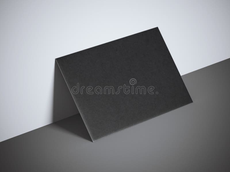 Black empty business card stock photo. Image of name - 67130862