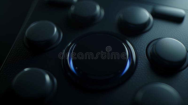 Black Empty Key Button Template Stock Illustration - Illustration of ...