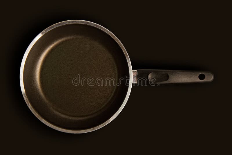 Black empty pan stock photo. Image of restaurant, frying - 195862694
