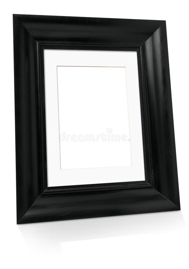 Black empty picture frame stock image. Image of border - 17250111