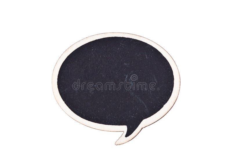 Black Empty Round Wooden Card on White Background Stock Image - Image ...