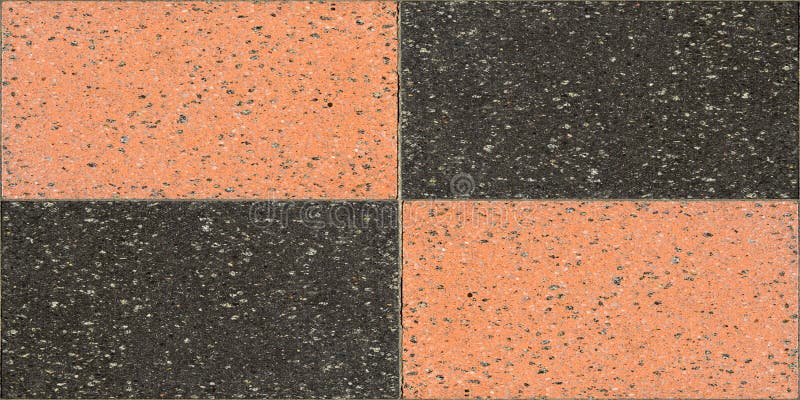 Black End Orange Colored Square Paving Stone, Seamless Tiled Stone ...