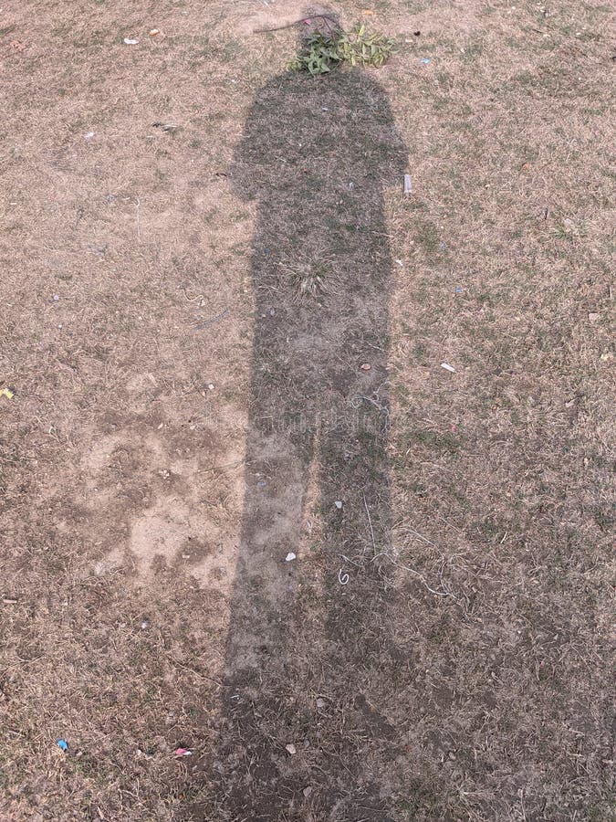 This is a Tall Shadow of an Unknown Boy Stock Photo - Image of unknown ...