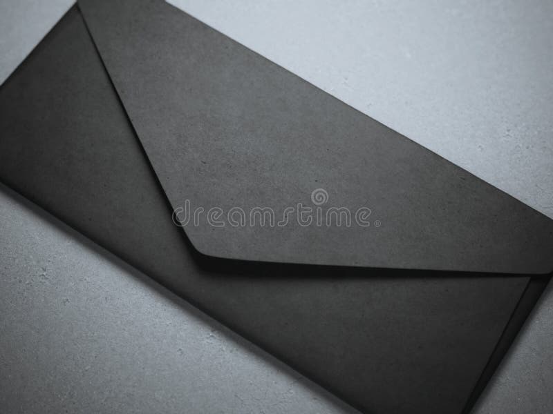 Black envelope stock photo. Image of empty, ancient, blank - 14490046
