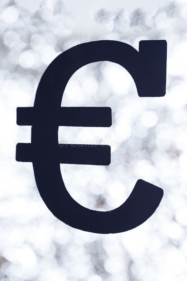 Black Euro Icon. Vector Illustration. Stock Illustration - Illustration ...