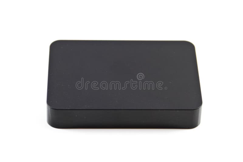 Black External Hard Drive Disk Stock Image - Image of save, store: 44728573