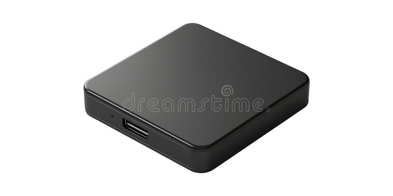 Black External Hard Drive Enclosure. Portable Data Storage Solution for ...