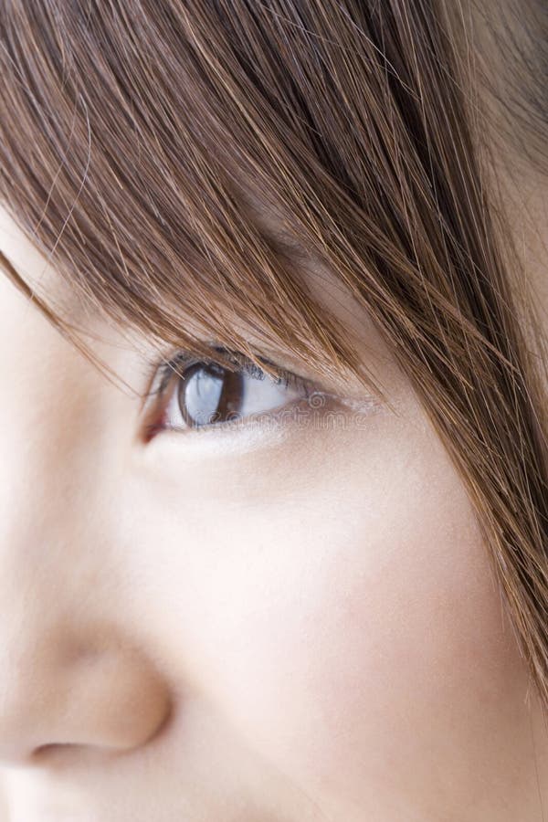 Black eye of Japanese stock photo. Image of eyes, models - 10091982