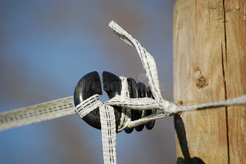 Black Eye with White Ribbon Stock Photo - Image of fence, object: 4289350