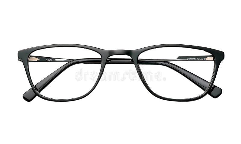 Black Eyeglasses Frames - Modern Spectacles Isolated Stock Image ...