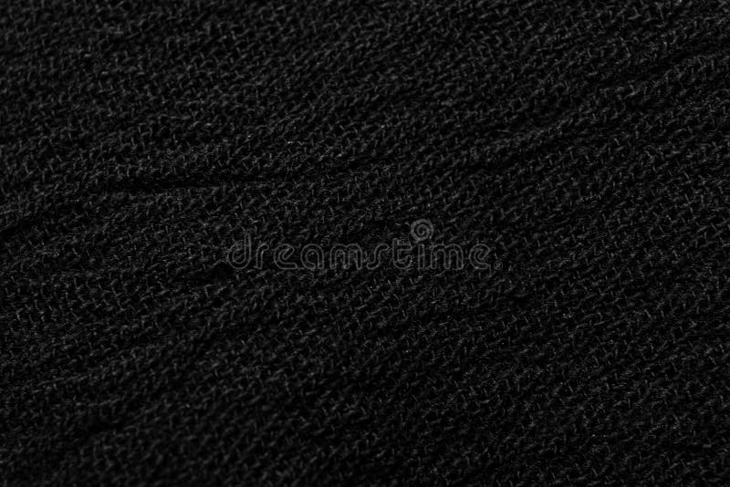 Black Fabric Background. Crimp Detail Stock Image - Image of paper ...