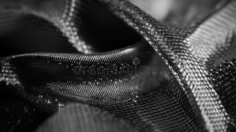 Black Fabric Texture with a Diamond Pattern Stock Illustration ...