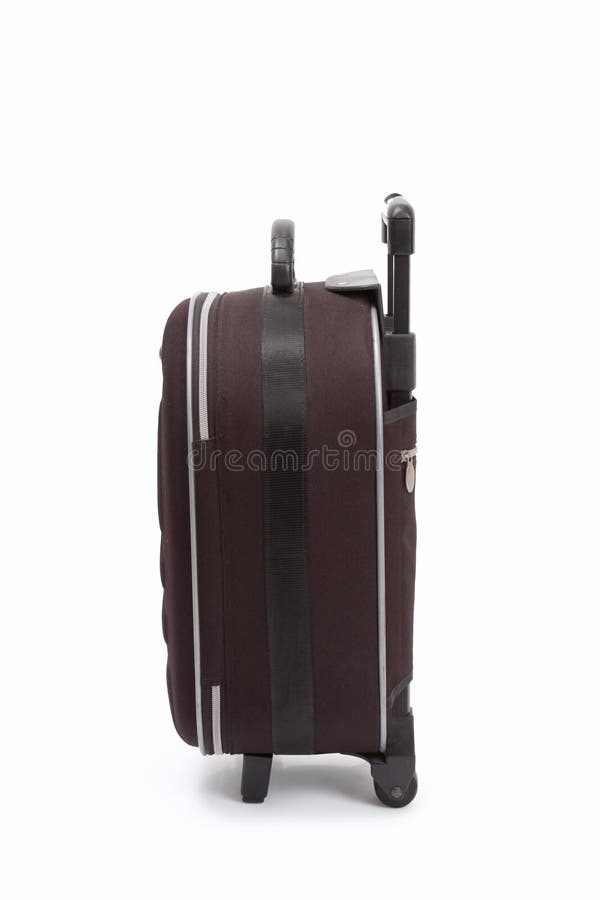 Black Fabric Travel Bag, Side View. Stock Photo - Image of tour ...