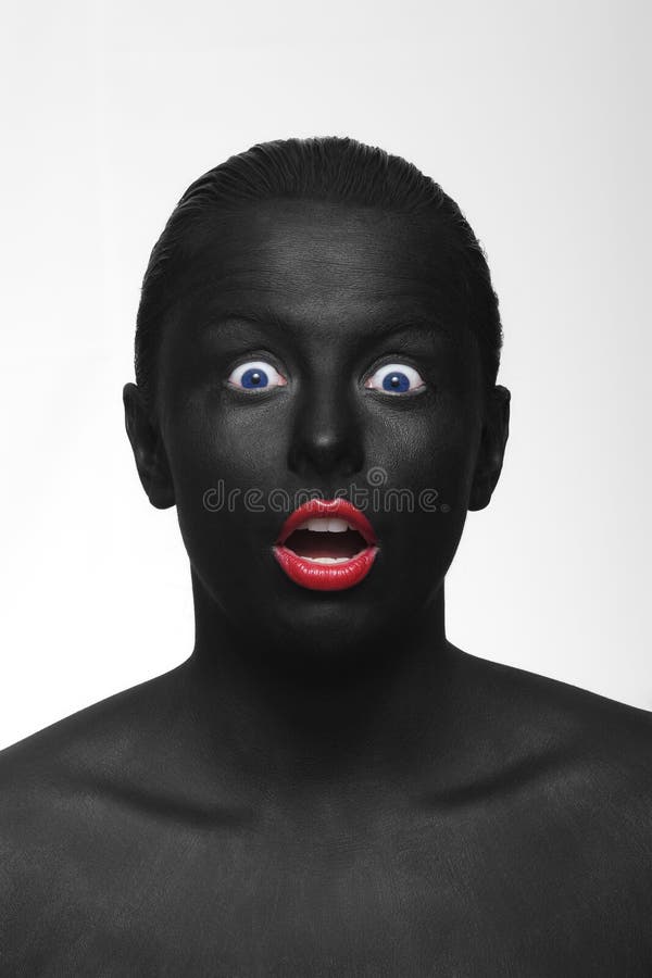 Black Face Royalty Free Stock Photo - Image: 7819875
