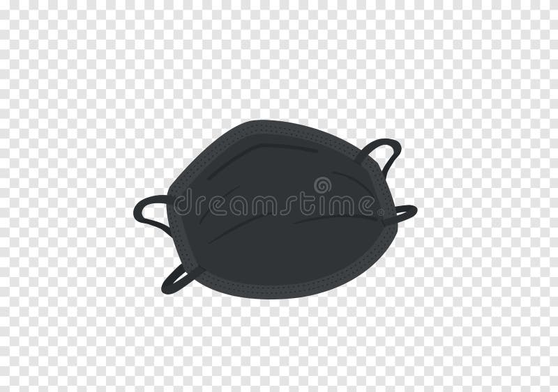 Black Face Mask Vector Isolated on White Background Ep40 Stock Vector ...