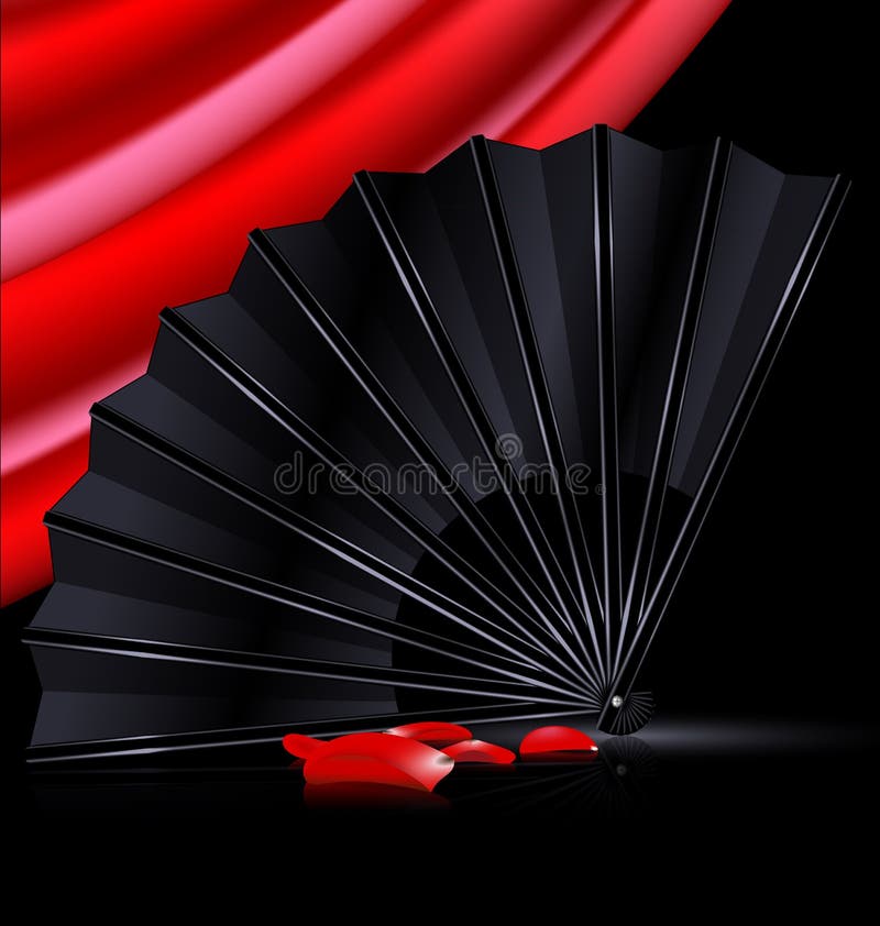 Black fan stock image. Image of typical, carnival, folk - 29191911