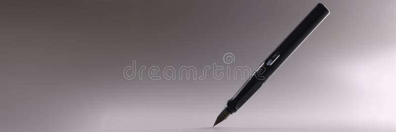 Black Feather Pen, Sharp Tip, Tool for Writing, Refill Ink Container ...