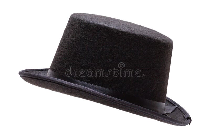 Black Felt Bowler Hat stock photo. Image of upside, black - 309433334