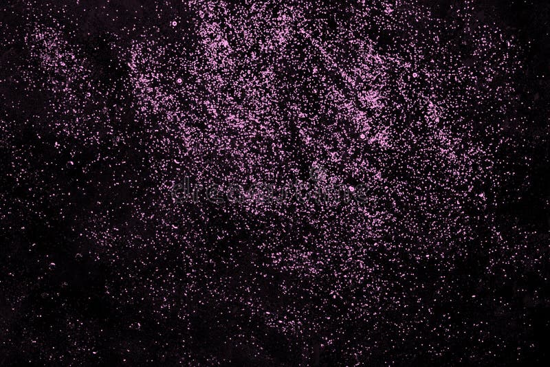 Black Festive Abstract Background with Pink Confetti. Sparkling Texture ...