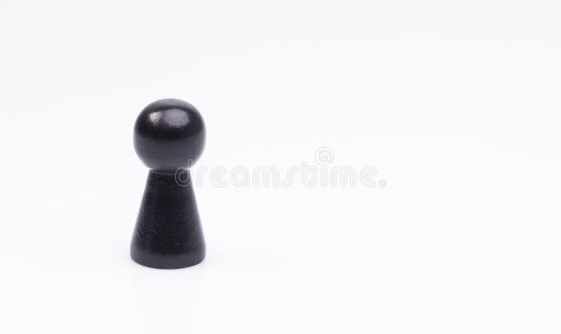 Black Figure on white stock image. Image of concept - 152775991