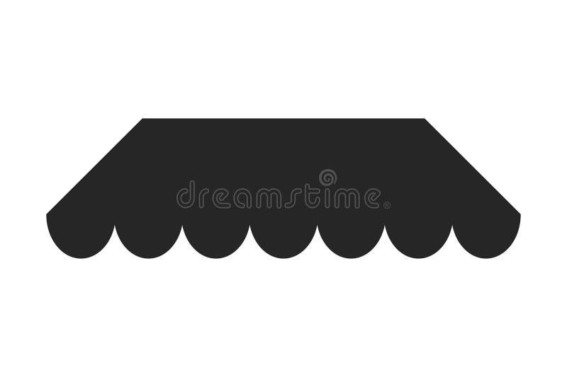 Black Fill Storefront Awning Vector Stock Illustrations – 12 Black Fill ...