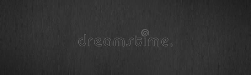 Black Fine Textured Paper Wide Panoramic Texture. Dark Rough Wall Large ...