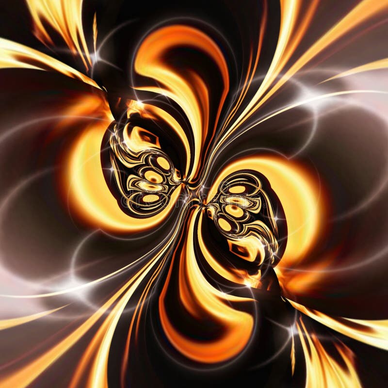 Black Fire Background Abstract Shapes and Blurs Stock Illustration ...