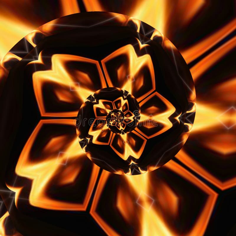 Black Fire Background Abstract Shapes and Blurs Stock Illustration ...