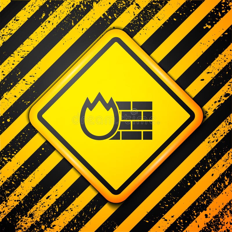 Firewall Warning Cyber Security Digital Stock Vector - Illustration of ...