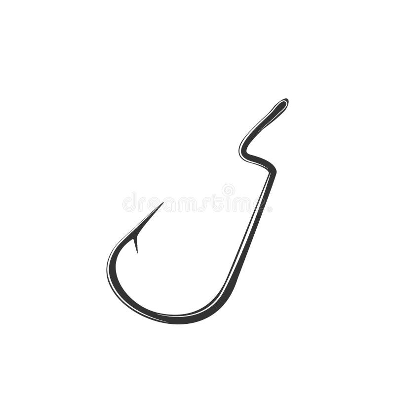 Black Fishing Hook Stock Illustrations – 10,714 Black Fishing Hook ...