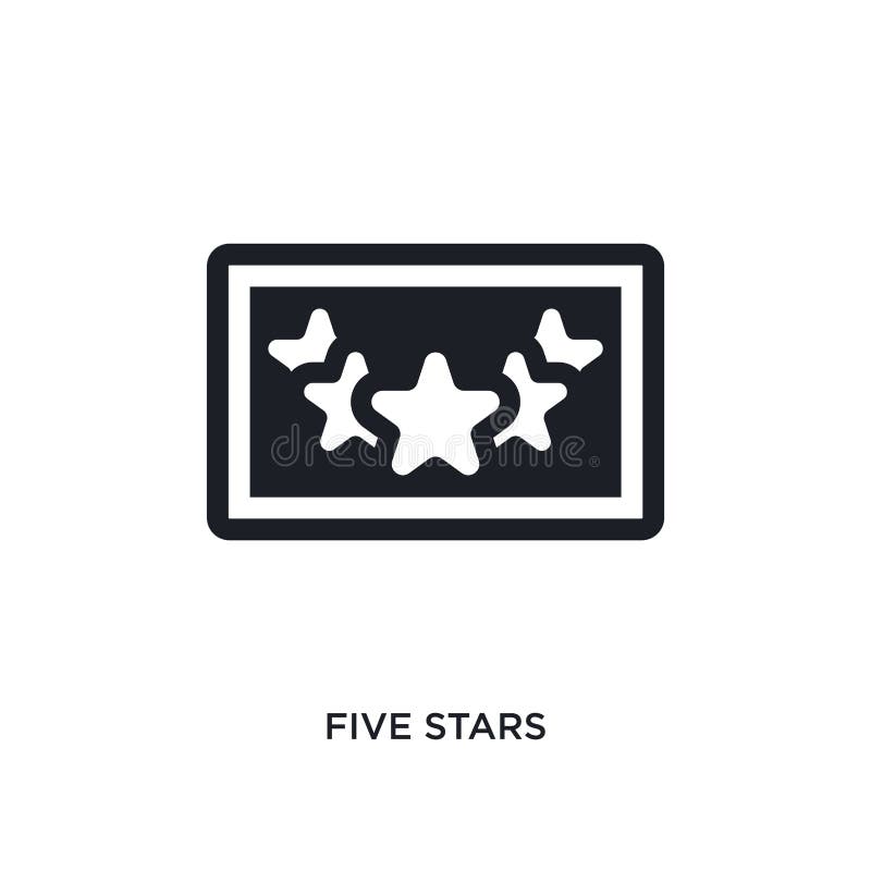 Five Stars Transparent White Stock Illustrations – 307 Five Stars ...